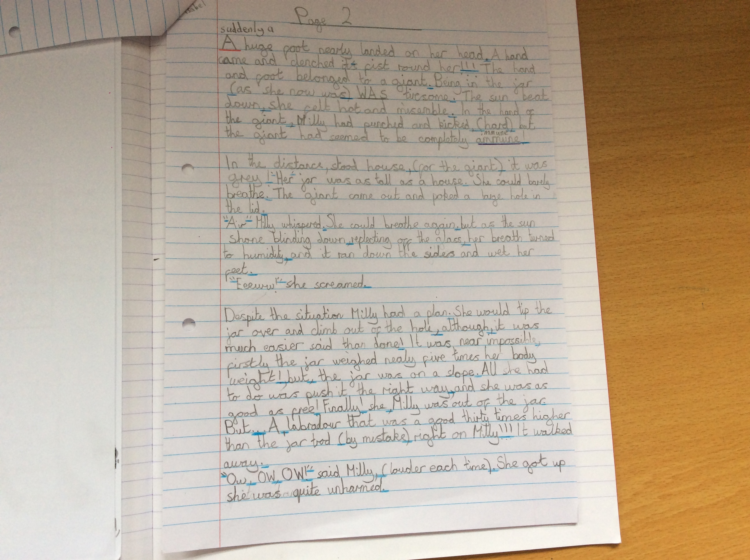 Year 4 Story Writing Lord Scudamore Academy